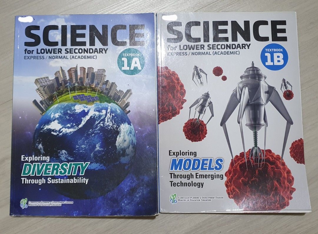 Lower Secondary Science textbook 1A & 1B, Hobbies & Toys, Books ...