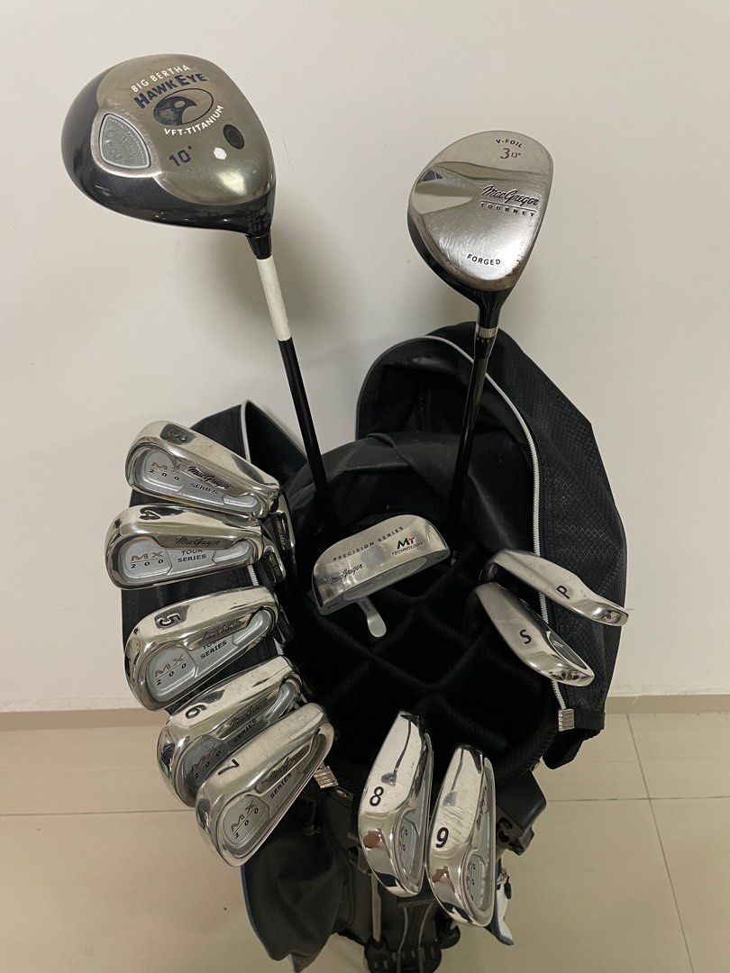 MacGregor Golf Set + Putter +PGM Golf Bag, Sports Equipment, Sports ...