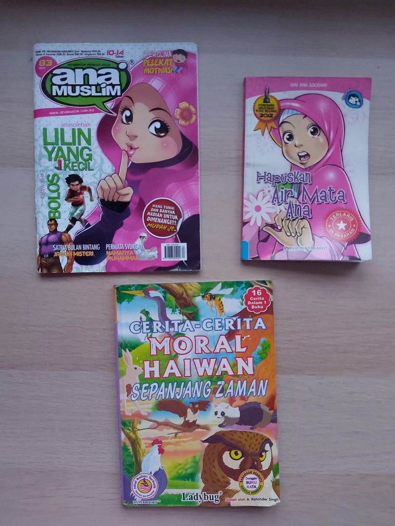 Majalah & Novel Ana Muslim Dan Buku Cerita Melayu Moral Haiwan Sepanjang Zaman, Hobbies & Toys ...