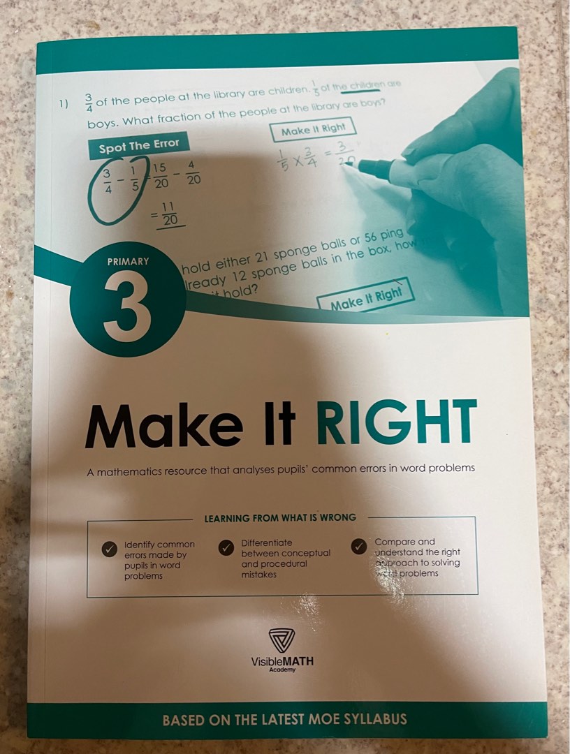 Make It Right Primary 3 and Primary 4 by Visible Match, Hobbies & Toys ...