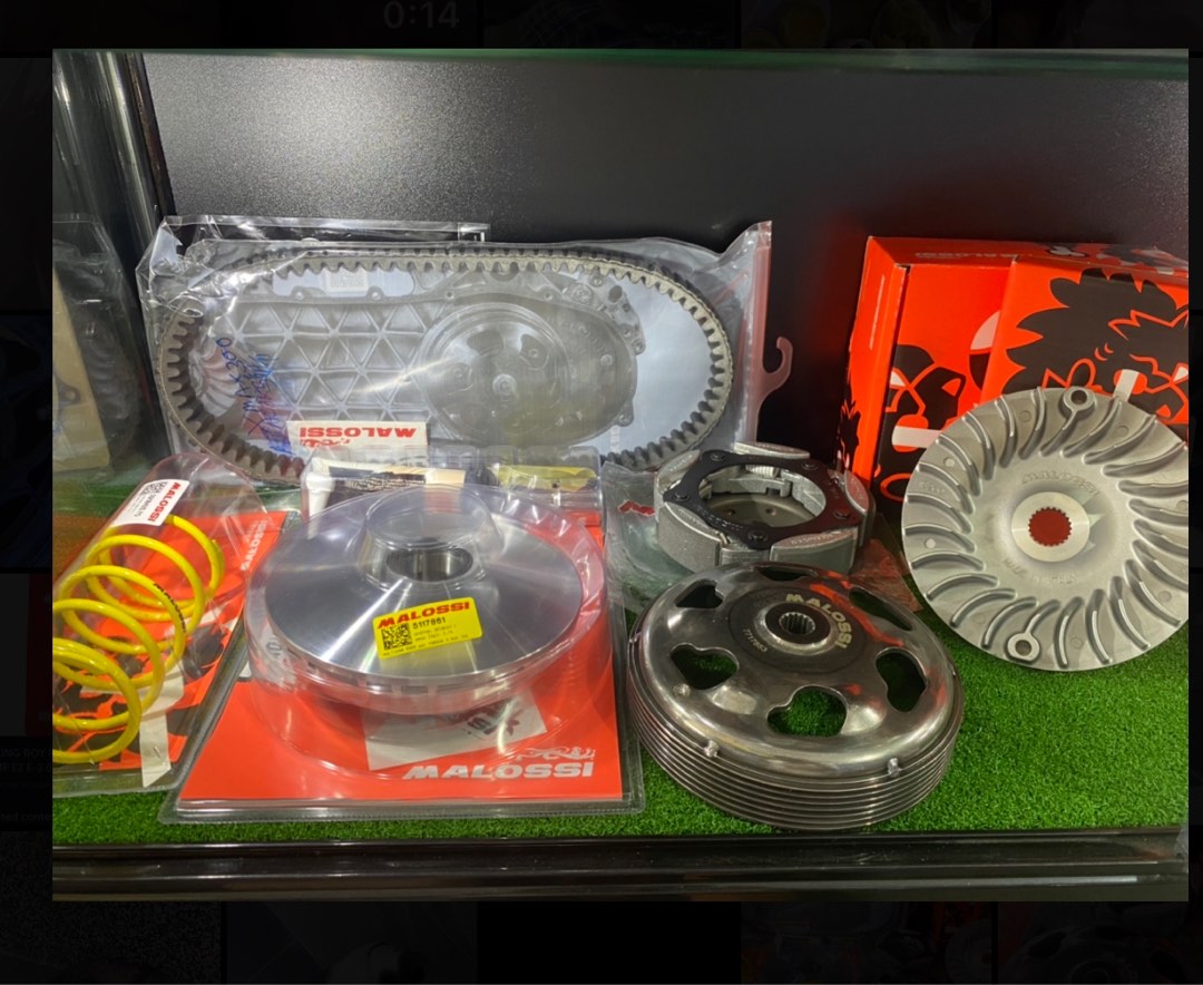 MALOSSI MULTIVAR 2000 CVT SET, X K BELTING SET, VENTILVAR 2000 HALF ...