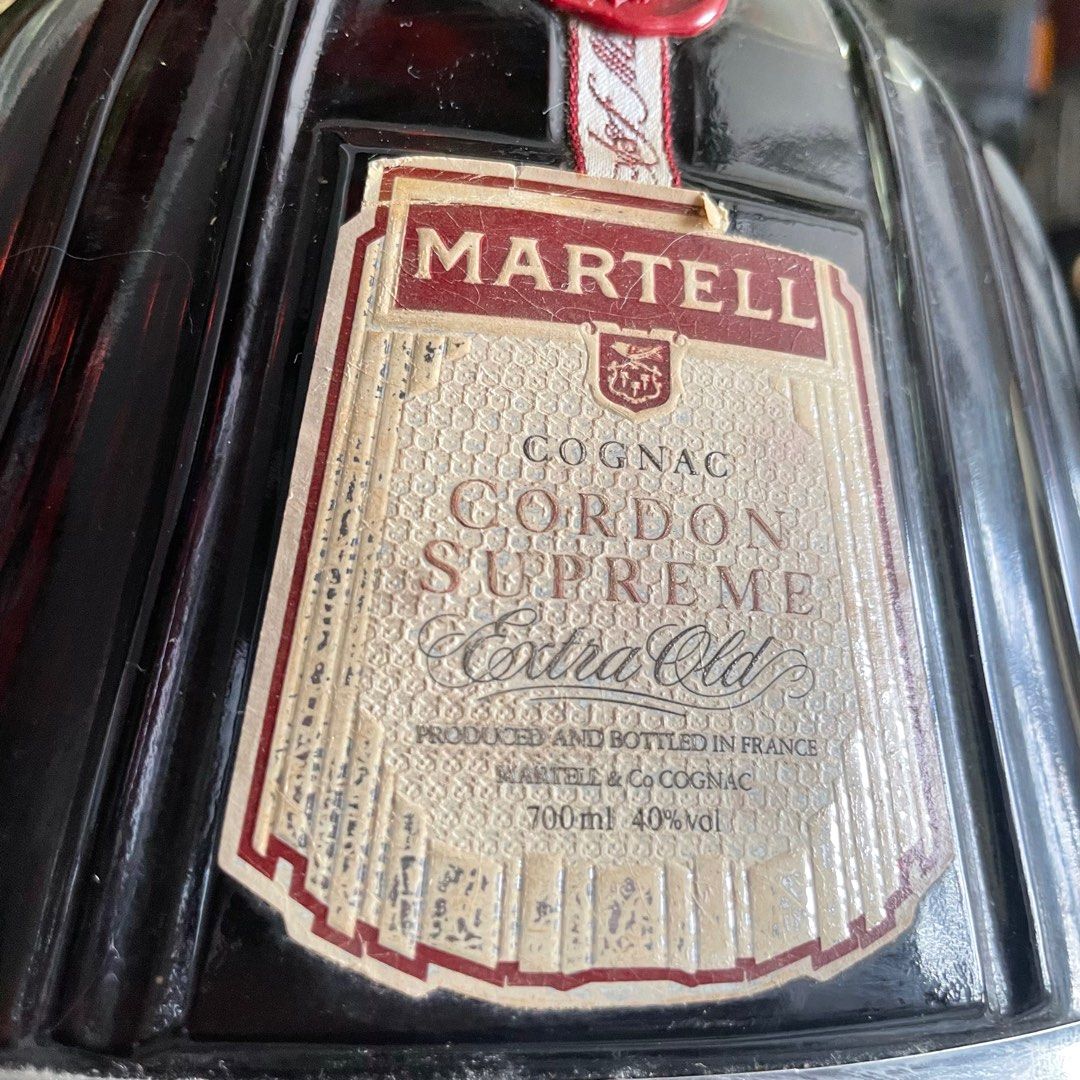 Martell XO Supreme Red label Green bottle vintage cognac no box 750ml ...