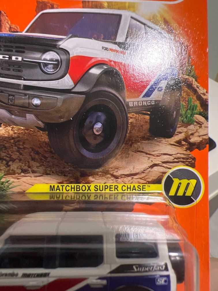Matchbox Ford Bronco super chase, Hobbies & Toys, Toys & Games on Carousell