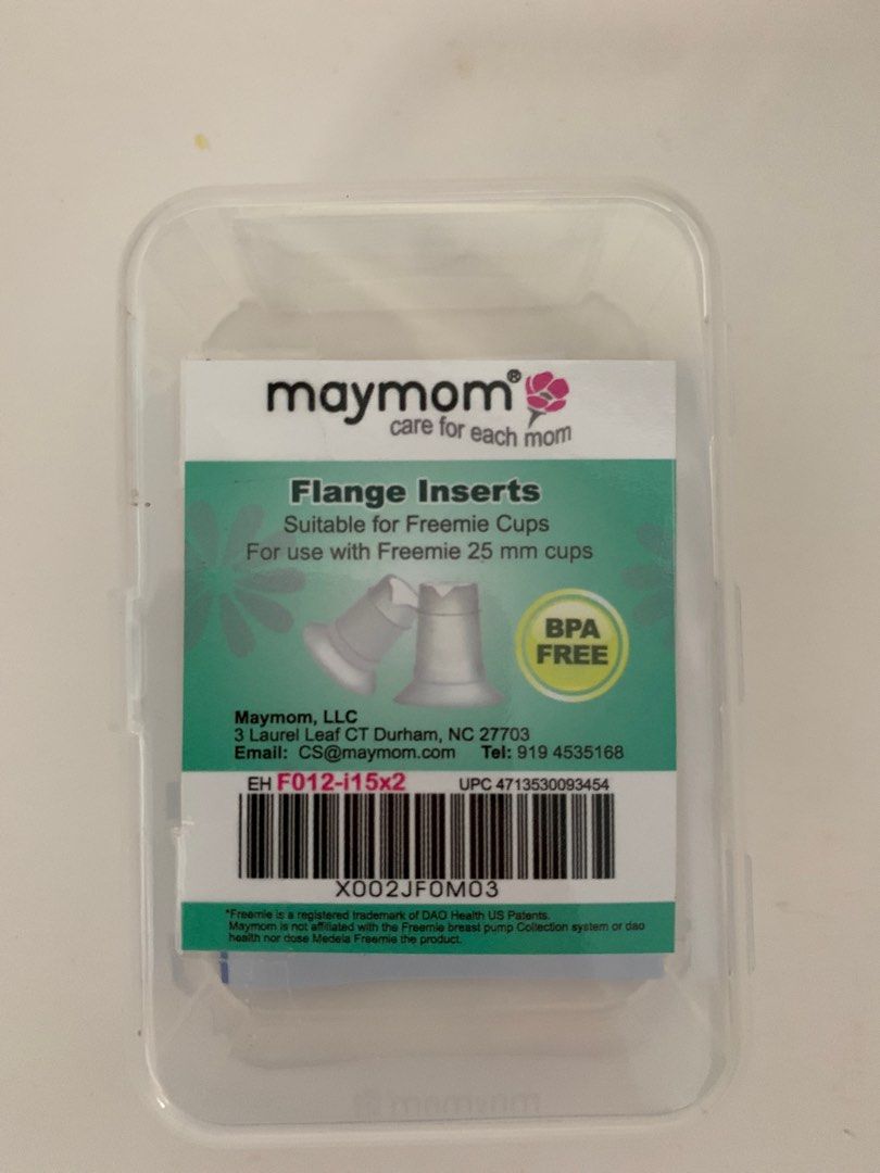Maymom Flange Insert 15mm Freemie Spectra, Babies & Kids, Nursing ...