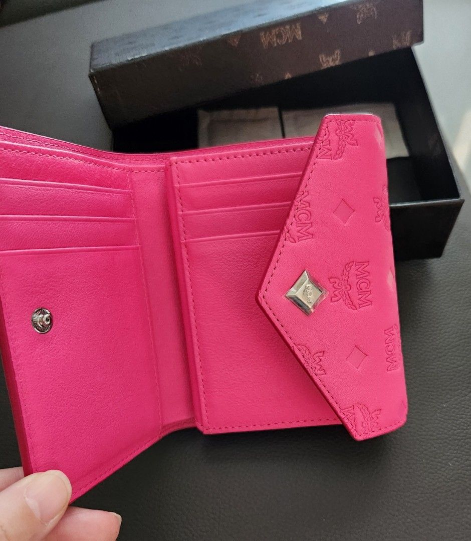 MCM bifold wallet, Luxury, Bags & Wallets on Carousell