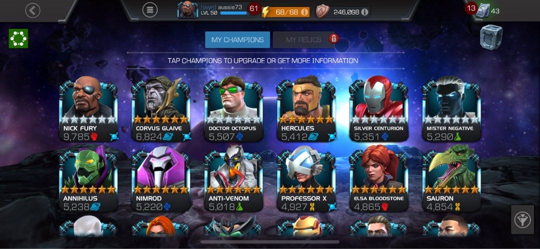 Mcoc stacked account, Video Gaming, Gaming Accessories, Game Gift Cards ...