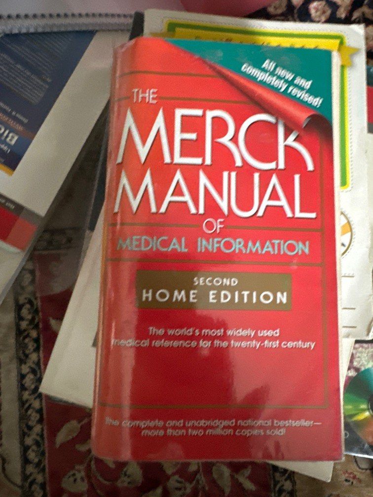 Merck Manual 2nd edition, Hobbies & Toys, Books & Magazines, Textbooks ...