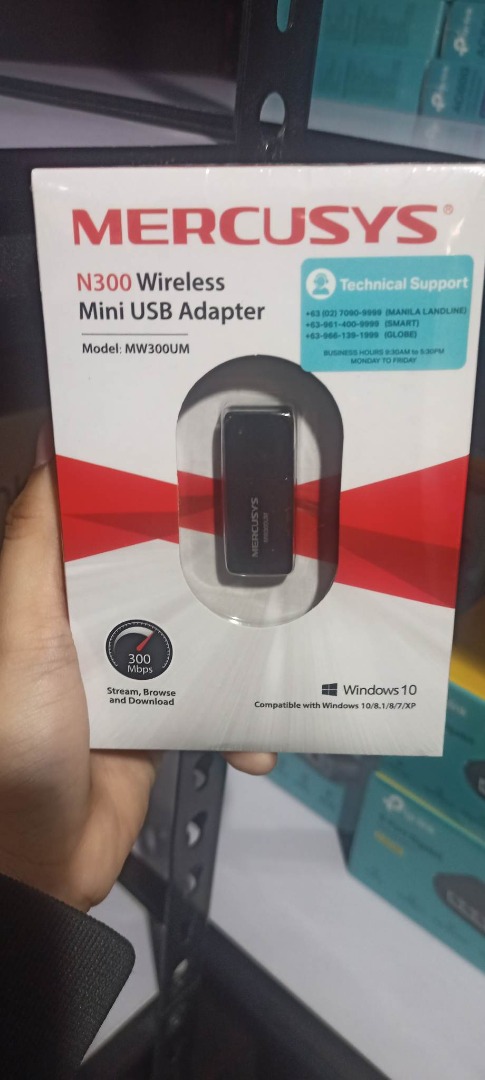 Mercusys MW300UM N300 Wireless Mini USB Adapter Wifi Adapter Wifi ...