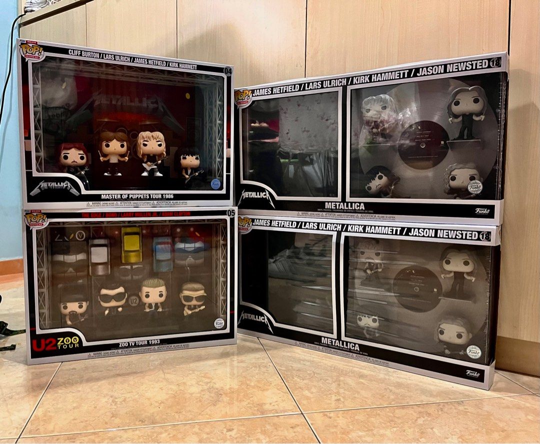 METALLICA Deluxe Black Album Funko Pop! Limited Funko 60990 POP Albums ...
