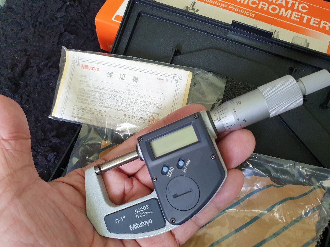 Mitutoyo Digimatic Micometer, Furniture & Home Living, Home Improvement ...