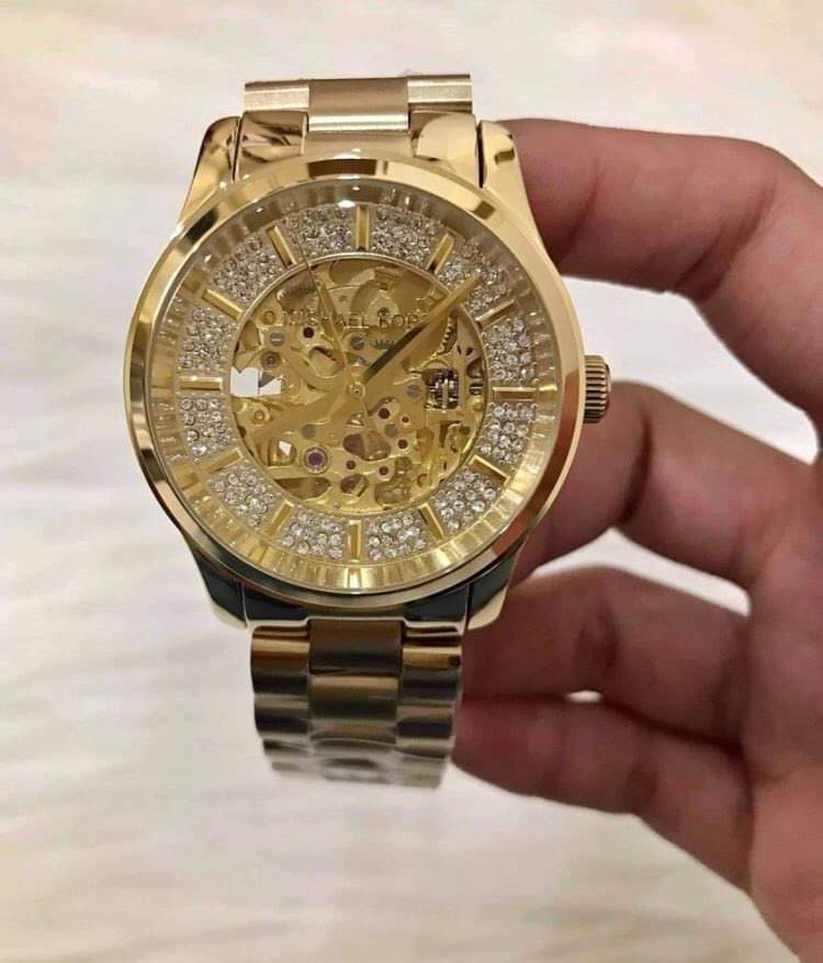 MK AUTOMATIC GOLD DIAL AUTHENTIC WATCH, Women's Fashion, Watches ...