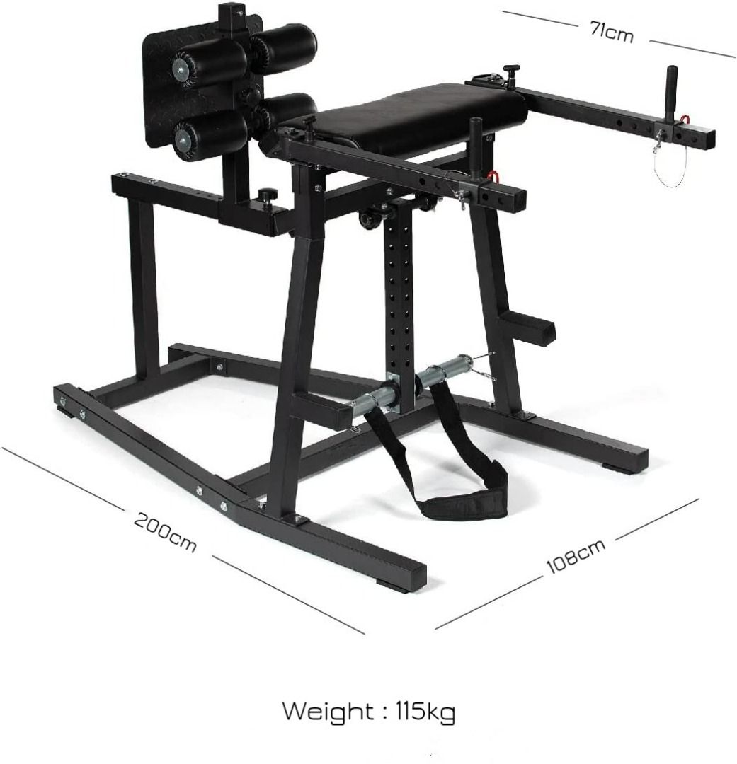 MMB Glute & Hamstring Combo H-PND Extension Machine GHD, Sports ...