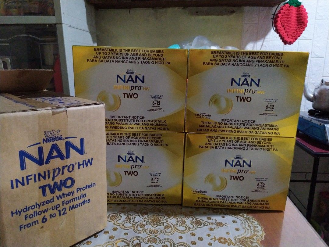NAN HW TWO 1.4KG, Babies & Kids, Nursing & Feeding, Weaning & Toddler ...