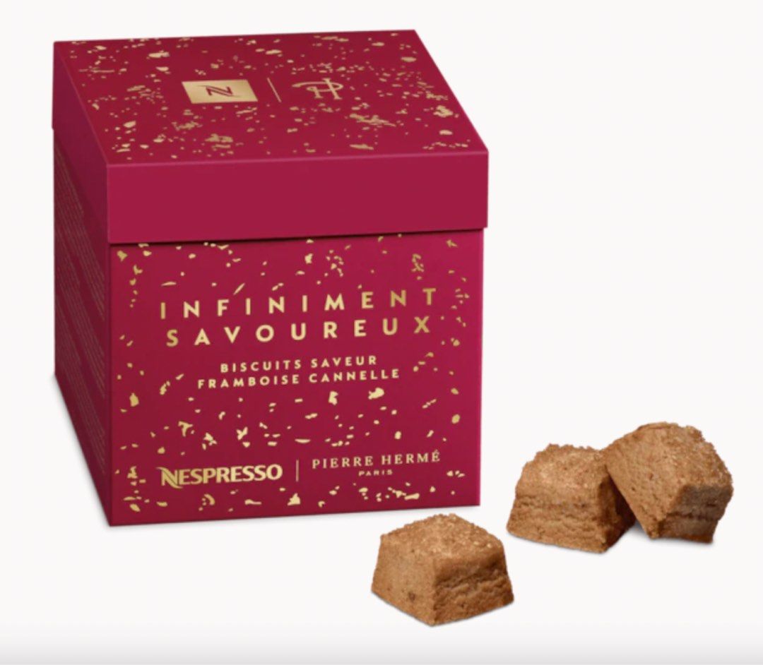 Nespresso Pierre Herme Dark Timur Chocolates Raspberry Cinnamon ...