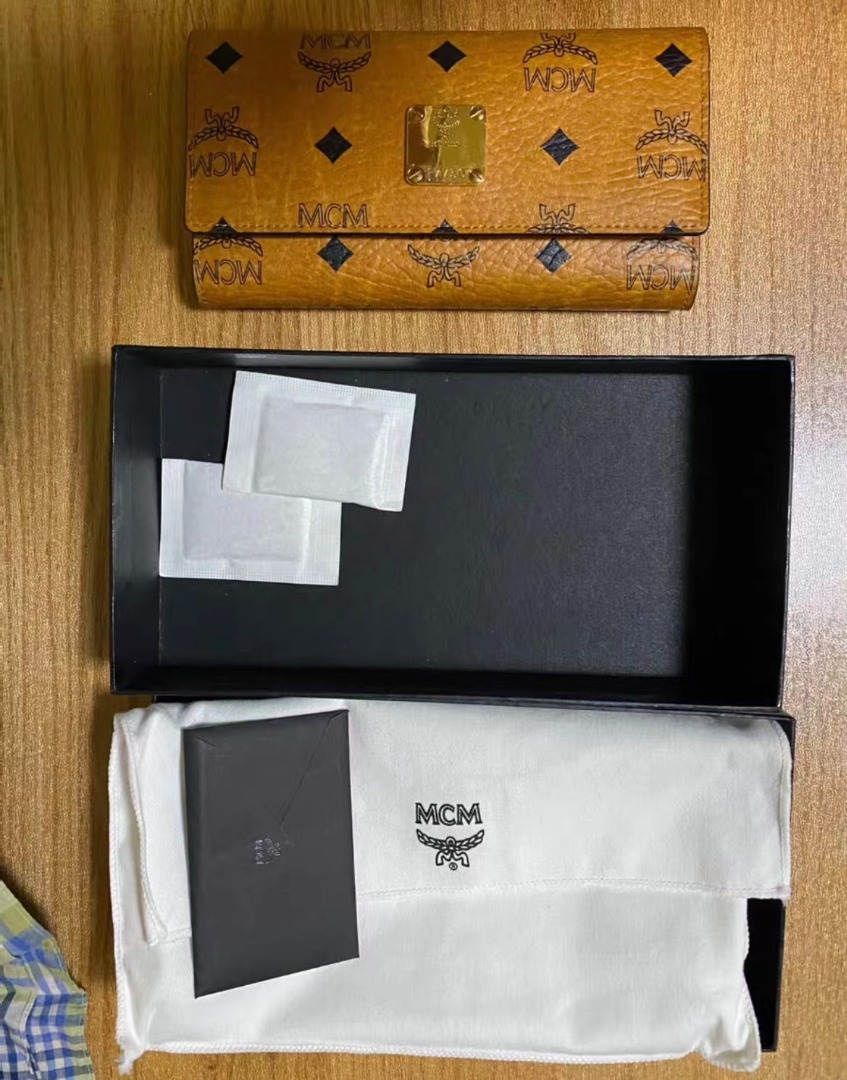 New MCM Long Wallet, Women's Fashion, Bags & Wallets, Wallets & Card ...