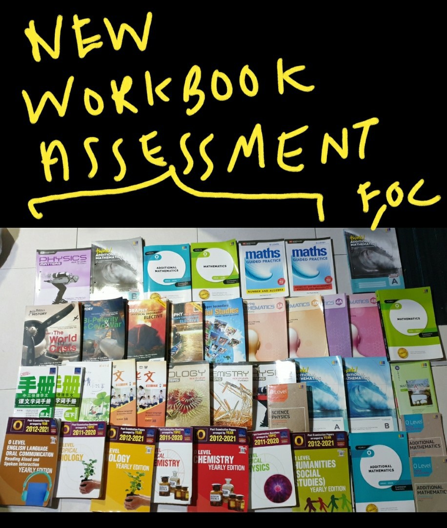 New Workbook / Assessment. Used Sec 3 Sec 4 Express O'Level textbooks ...