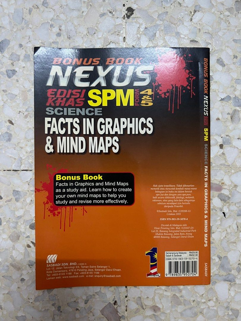 Nexus Edisi Khas SPM Science Form 4 & 5 Facts in Graphics & Mind Maps ... Nexus Edisi Khas SPM Science Form 4 & 5 Facts in Graphics & Mind Maps ...