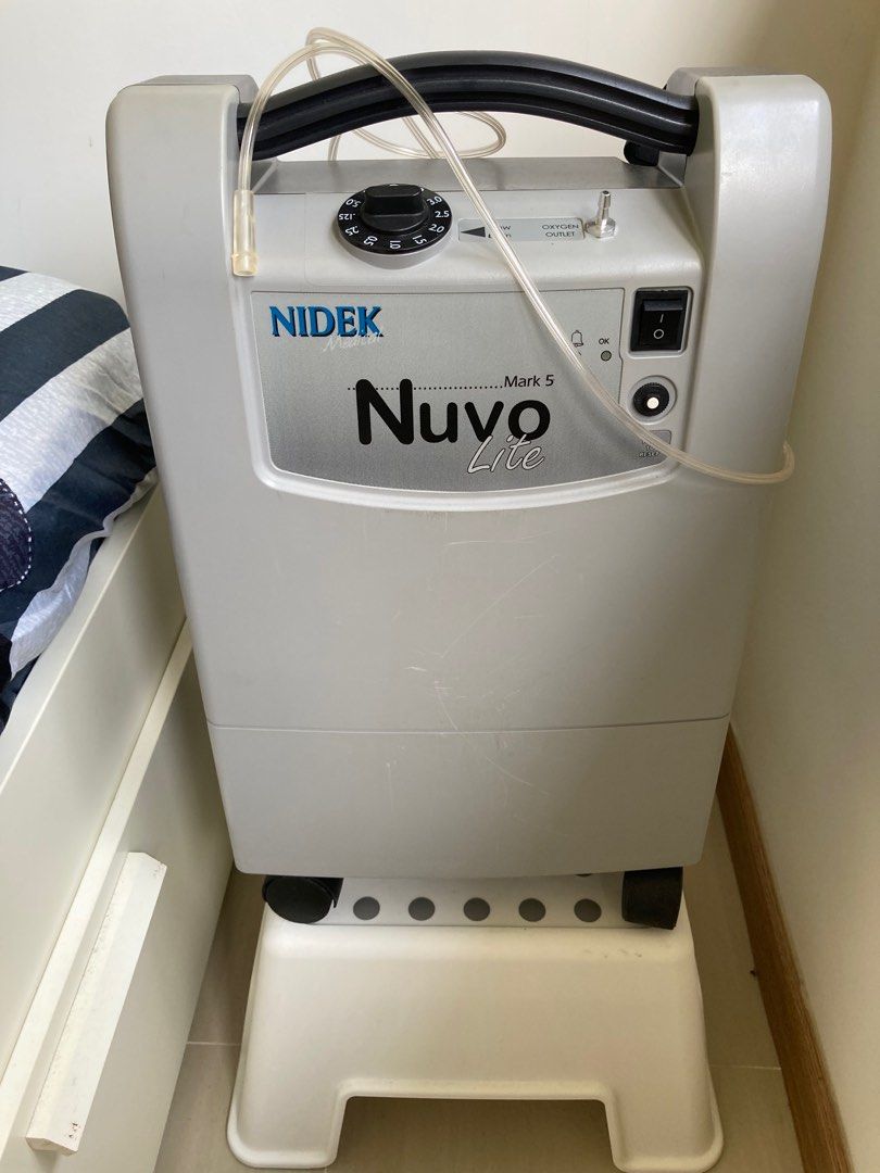 Nidek Nuvo Lite Mark 5 Oxygen Concentrator, Health & Nutrition, Medical ...