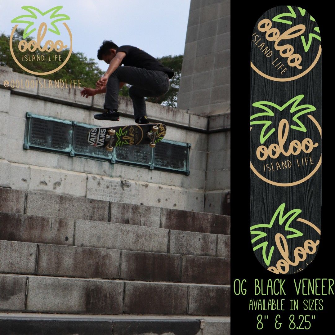 Ooloo island life veneer skateboard deck, Sports Equipment, Other Sports Equipment and Supplies ...