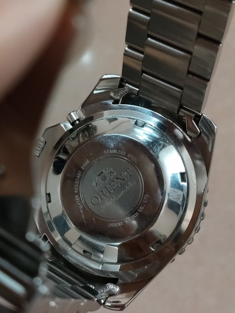 ORIENT BLACK MAKO XL AUTOMATIC DIVE WATCH, Men's Fashion, Watches ...