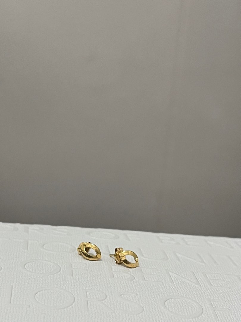 Origanal Liali 18K Gold Earrings, Women's Fashion, Jewelry & Organizers ...