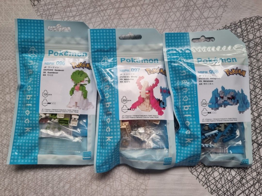 Original Pokemon Nanoblocks, Hobbies & Toys, Toys & Games on Carousell