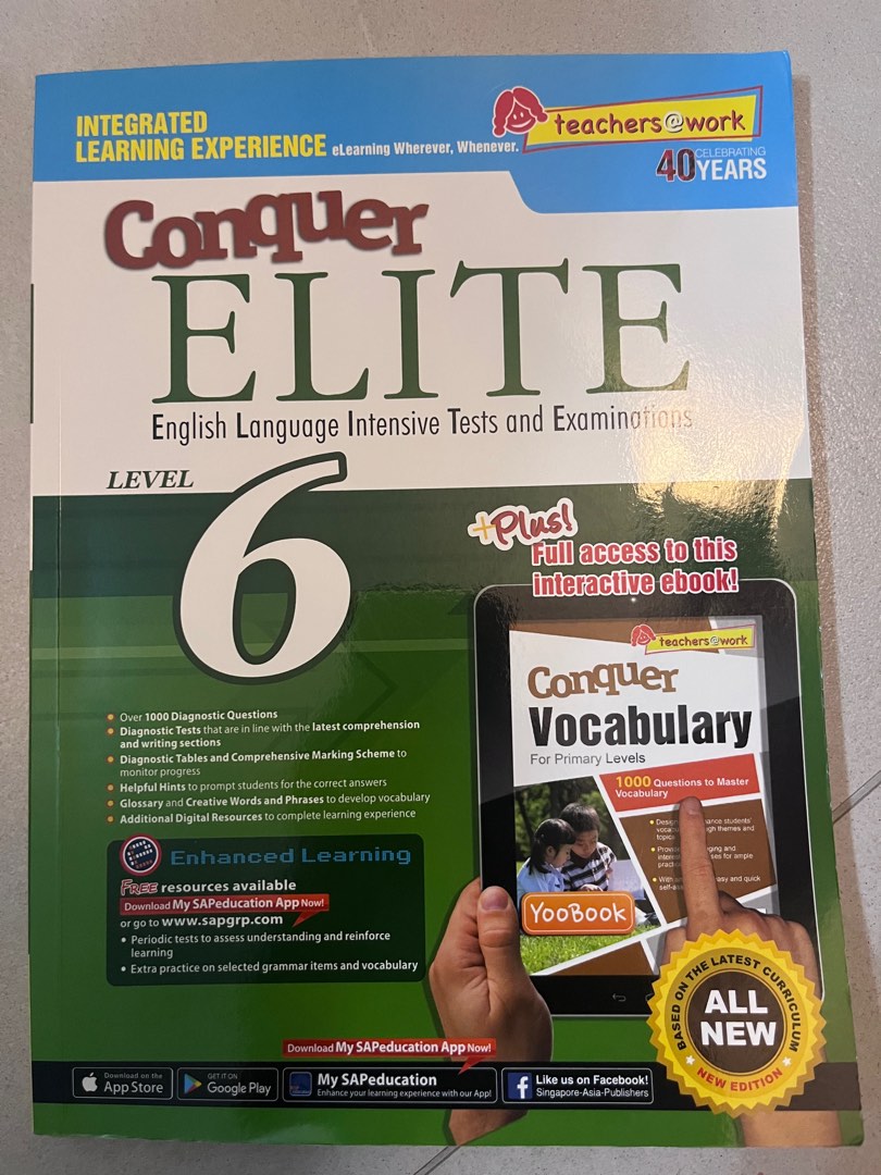 P6 Conquer Eng intensive tests and exams papers, Hobbies & Toys, Books ...