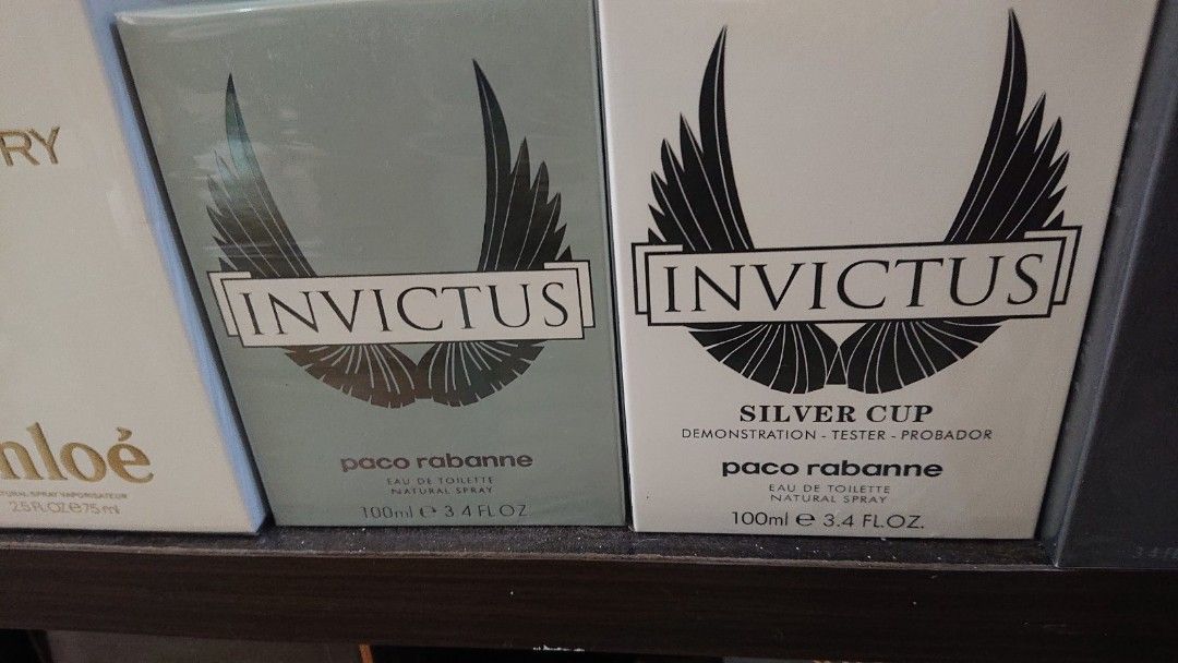 Paco Rabanne Invictus classic & silver cup authentic US Tester, Beauty ...