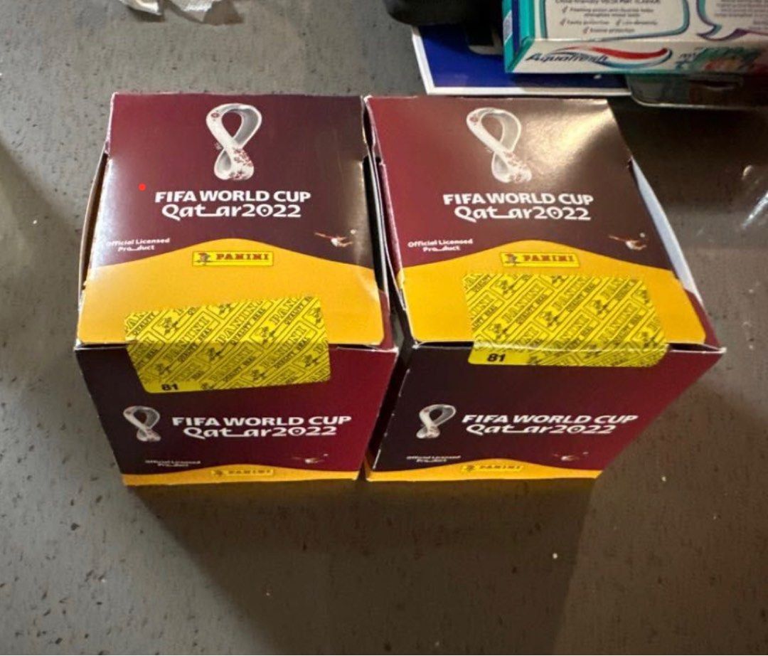 Panini FIFA WORLD CUP STICKER (1box contains 50 packs) $62 each box ...