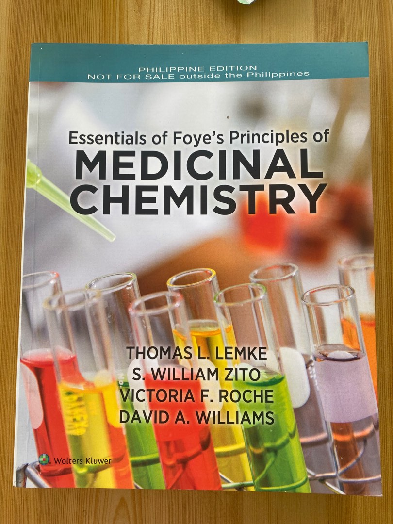 Pharmacy Book- Foye's Principles Medicinal Chemistry, Hobbies & Toys ...
