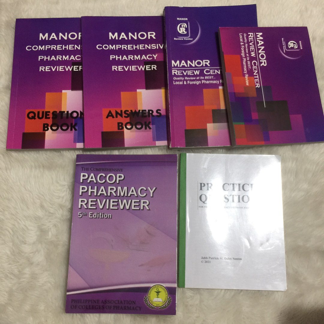 pharmacy reviewers (manor, piots, pacop), Hobbies & Toys, Books ...