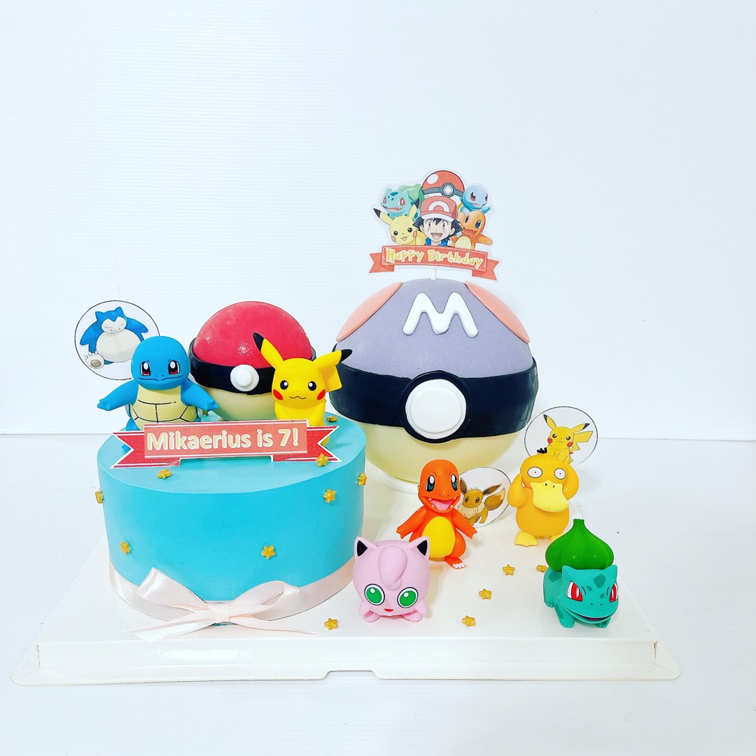 Pokemon cake /customcake/pinata cake/knock knock cake, Food & Drinks ...
