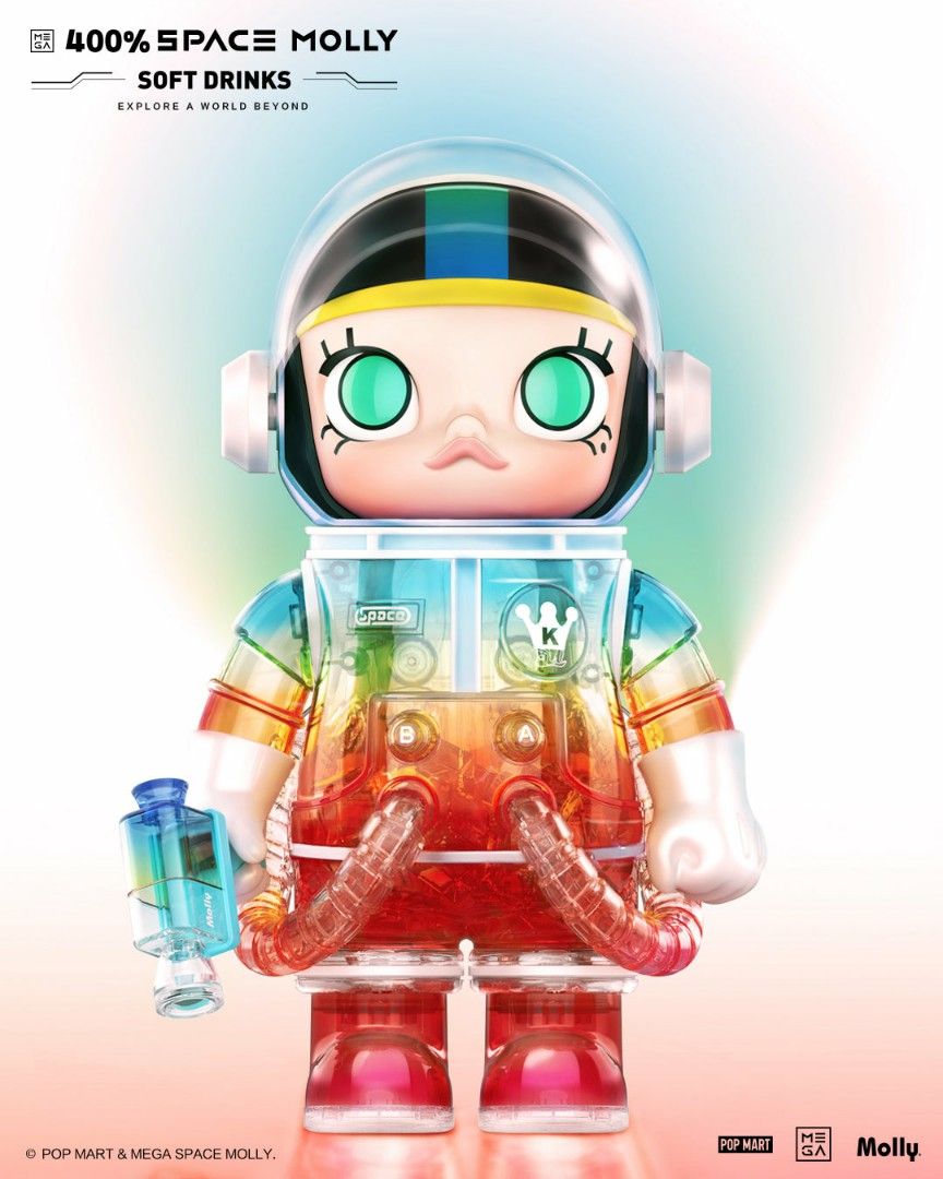 [POPMART] MEGA MOLLY 400% SOFT DRINKS SERIES FULL SET AND INDIVIDUAL ...