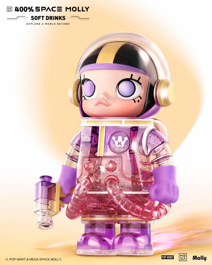 [POPMART] MEGA MOLLY 400% SOFT DRINKS SERIES FULL SET AND INDIVIDUAL ...