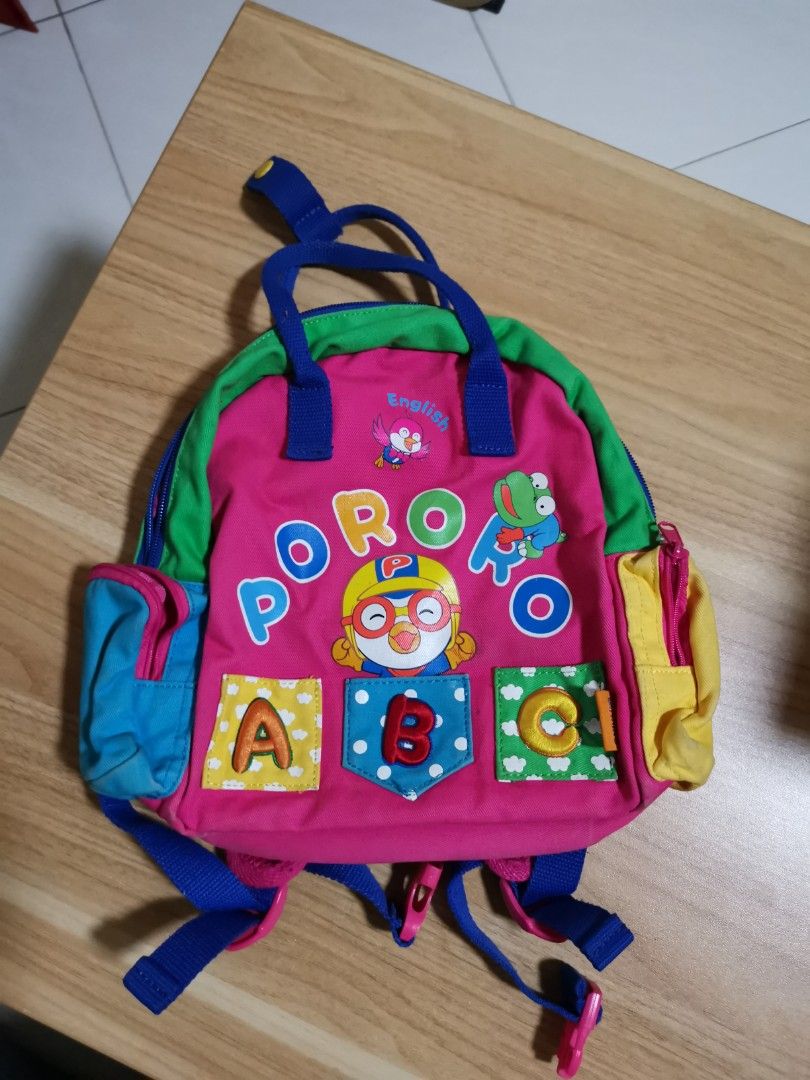 Pororo Kids Backpack, Babies & Kids, Going Out, Diaper Bags & Wetbags ...