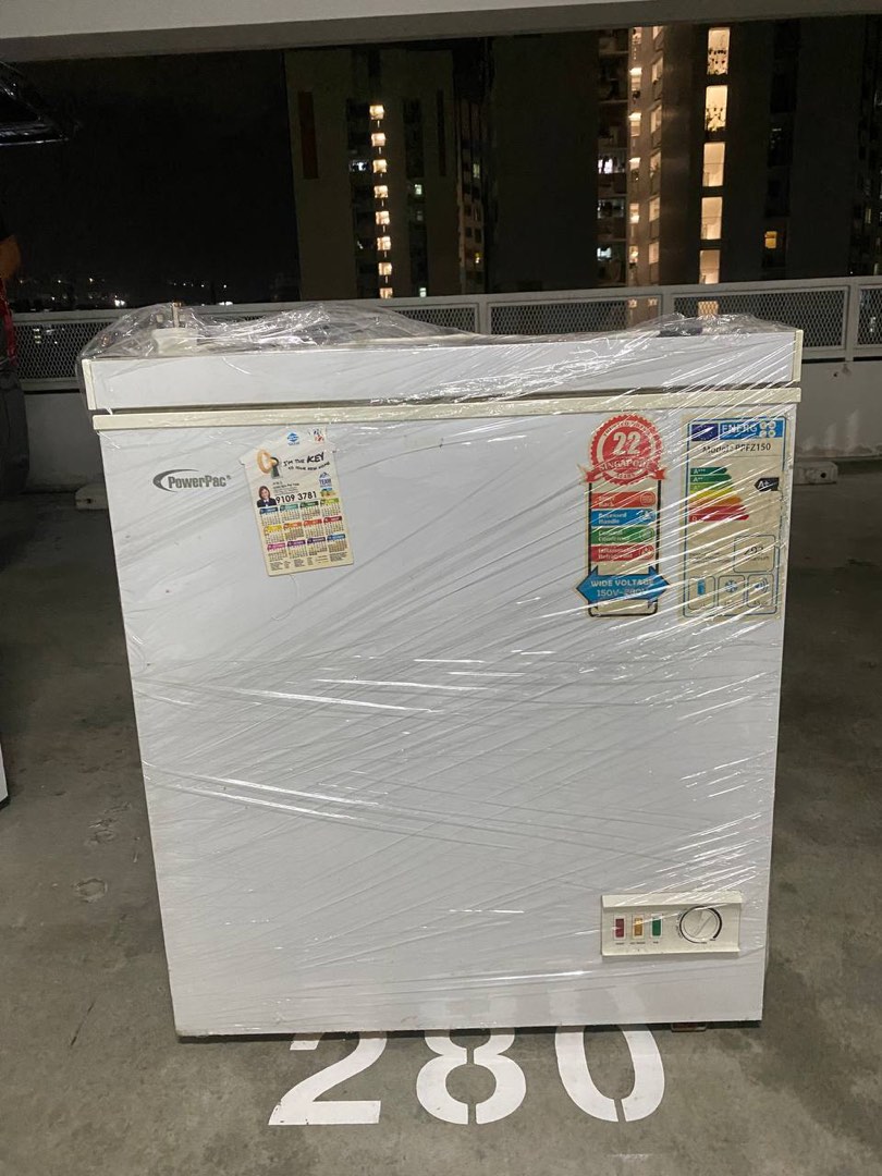 POWERPAC 150L Freezer, TV & Home Appliances, Kitchen Appliances ...