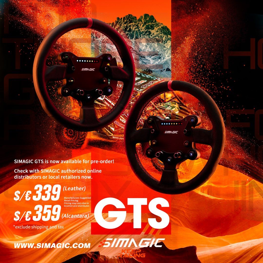 Promo - Simagic GTS wheel 300mm / simagic rim / sim racing wheel, Video ...