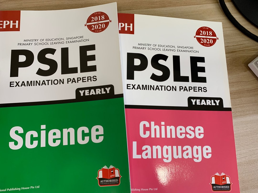 PSLE examination papers yearly 2018-2020, Hobbies & Toys, Books ...