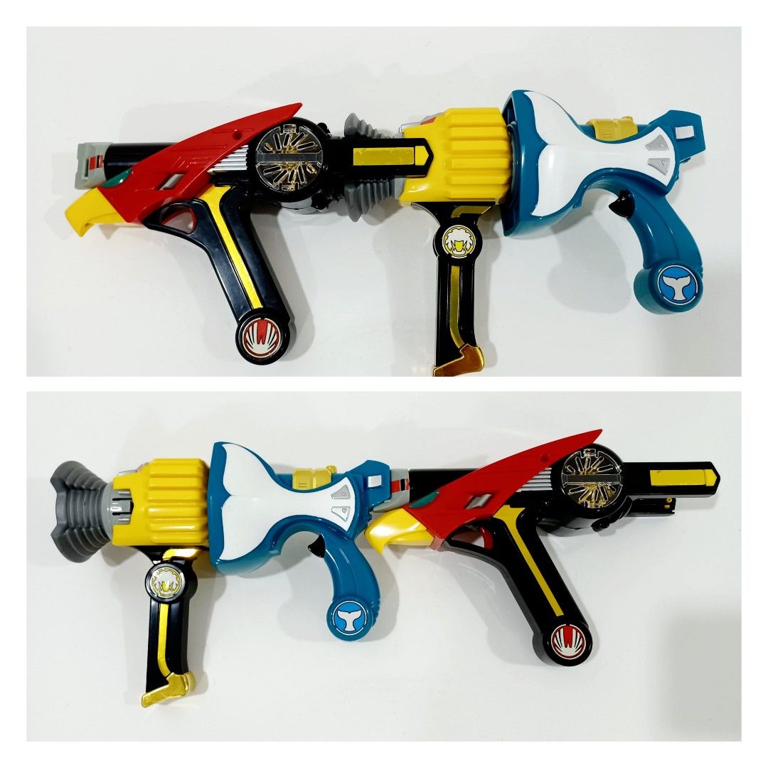 Rare Power ranger DX ninja storm weapon set 2 boxes weapon can combined ...