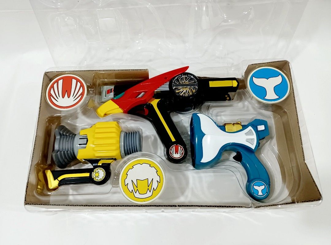 Rare Power ranger DX ninja storm weapon set 2 boxes weapon can combined ...