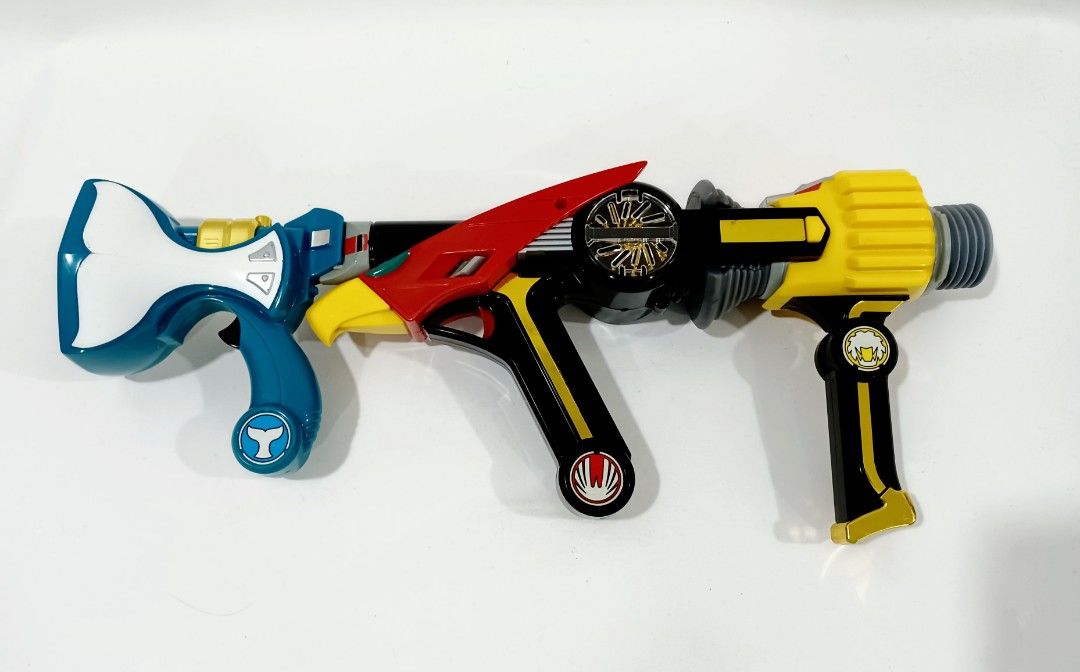 Rare Power ranger DX ninja storm weapon set 2 boxes weapon can combined ...