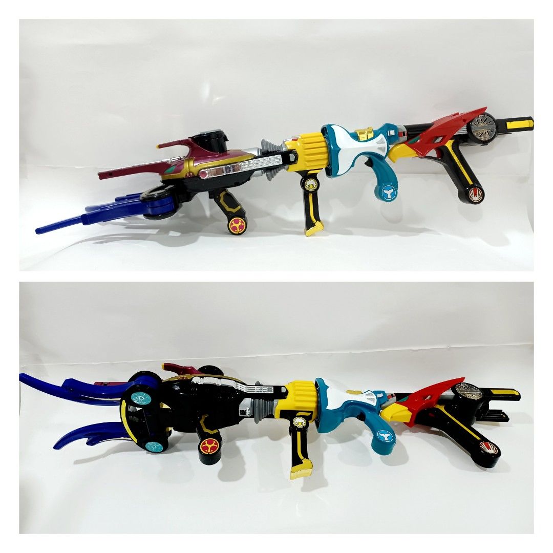 Rare Power ranger DX ninja storm weapon set 2 boxes weapon can combined ...
