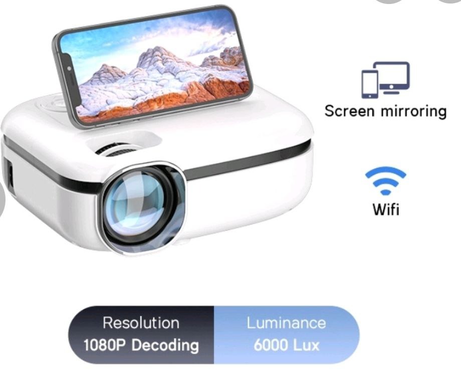 RD-852 Wireless Wifi Mini Projector, TV & Home Appliances, TV ...