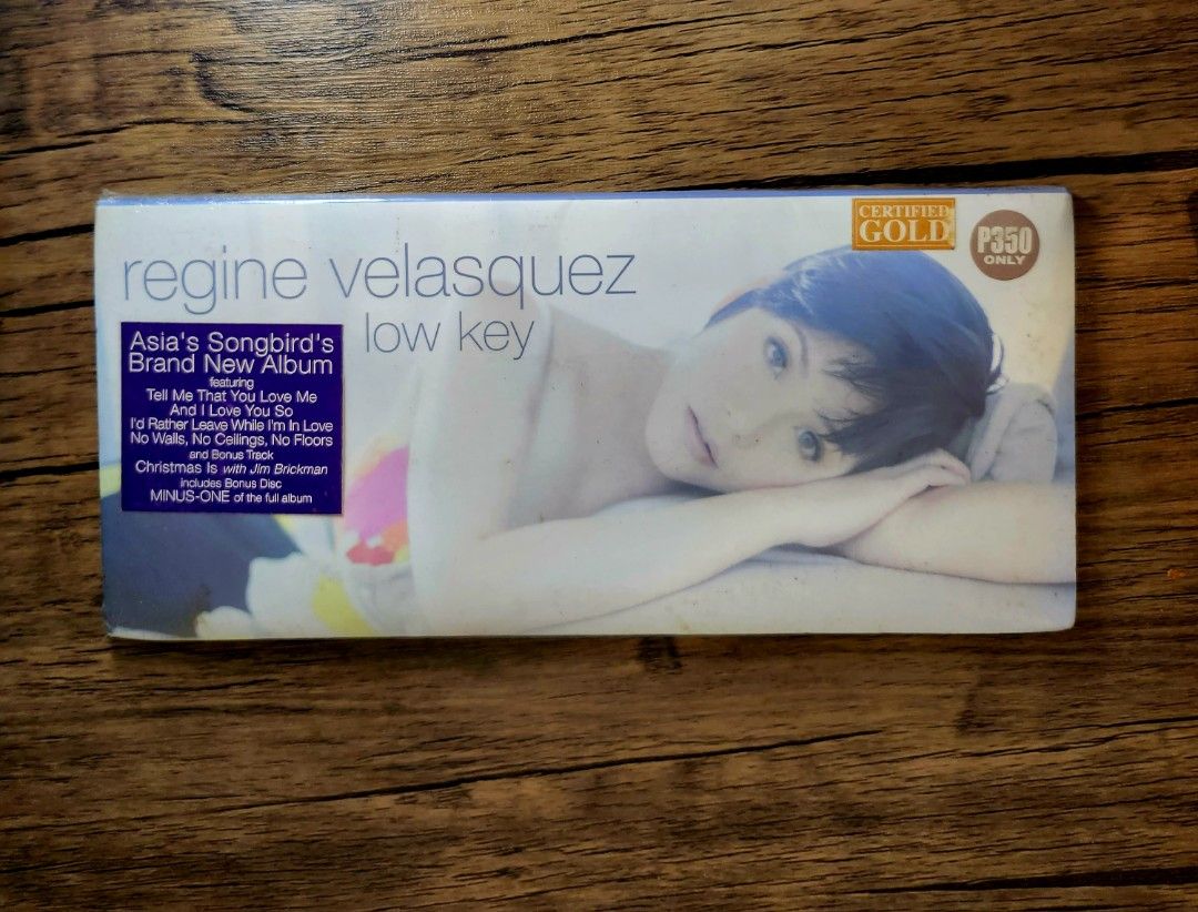 Regine Velasquez Low Key, Hobbies & Toys, Music & Media, CDs & DVDs on Carousell