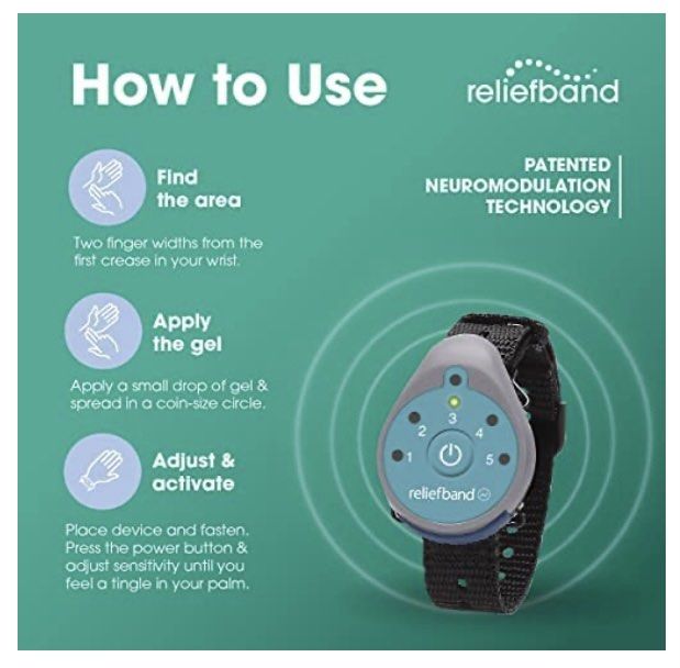 Reliefband Classic Anti-Nausea Wristband | FDA Cleared Nausea ...
