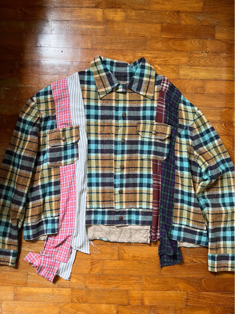 REWORKED FLANNEL VINTAGE, Men's Fashion, Coats, Jackets and Outerwear ...