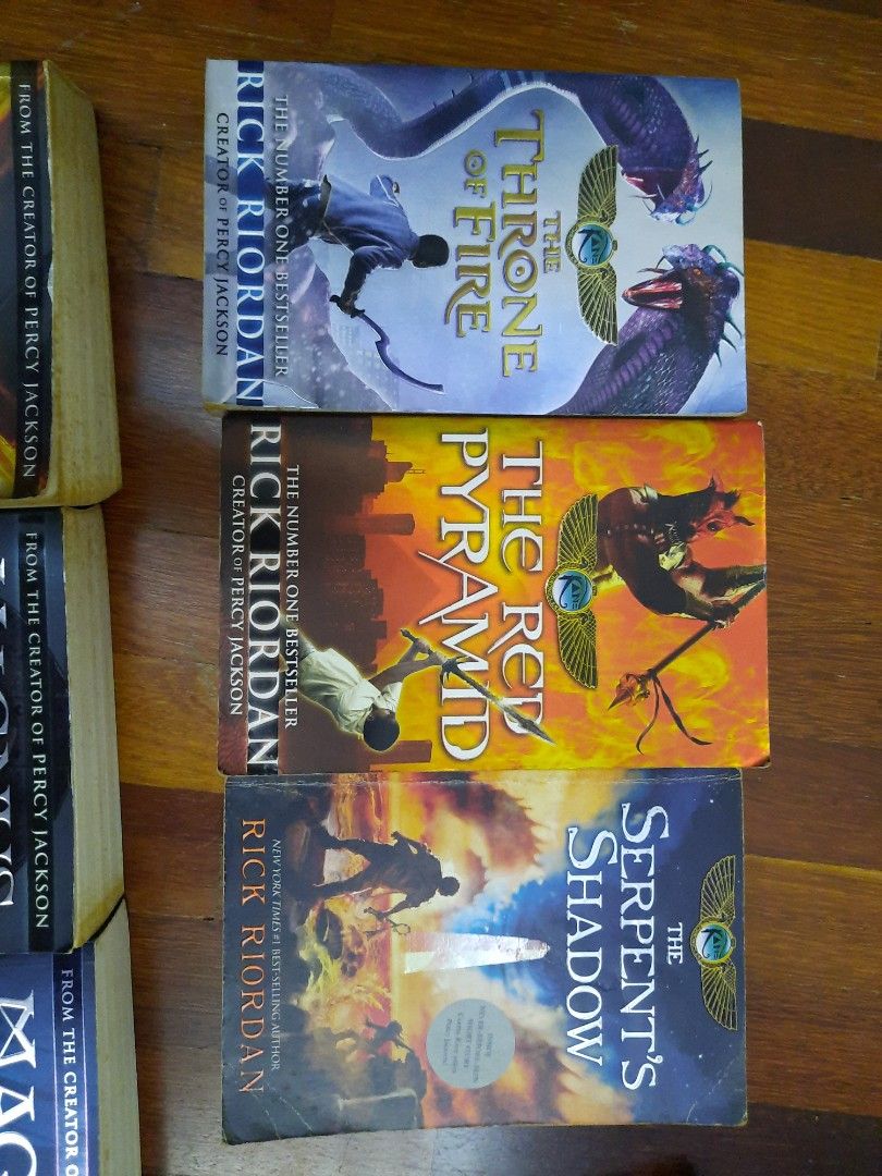 Rick Riordan English Novels- Magnus Chase Series/The Throne of Fire ...