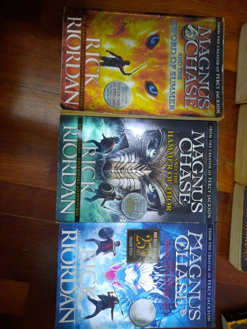 Rick Riordan English Novels- Magnus Chase Series/The Throne of Fire ...