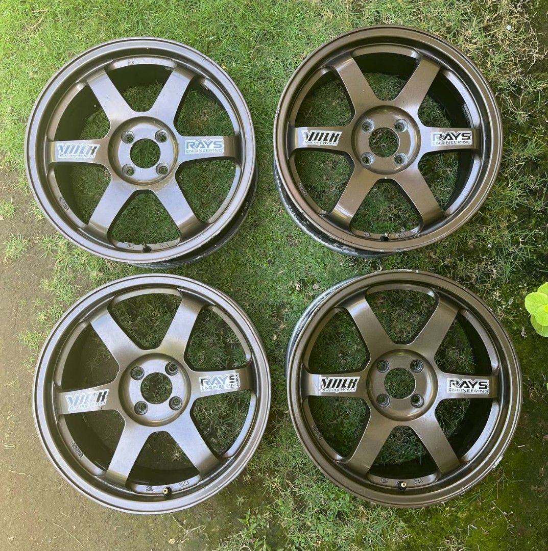 ROTA GRID 2 TE37 SIZE 17 MAGS 4X100 OFFSET 45, Car Parts & Accessories ...