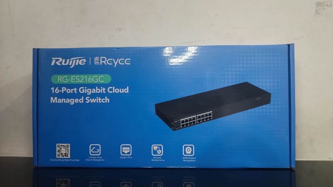 RUIJIE/REYEE (RG-ES216GC) 16-Port Gigabit Desktop Smart Switch ...